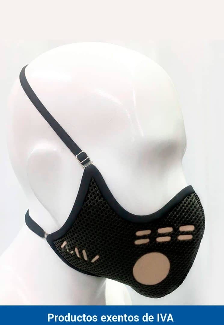 Tapabocas - Pack 2 Copper Mask Black y Carbono | Medivaric