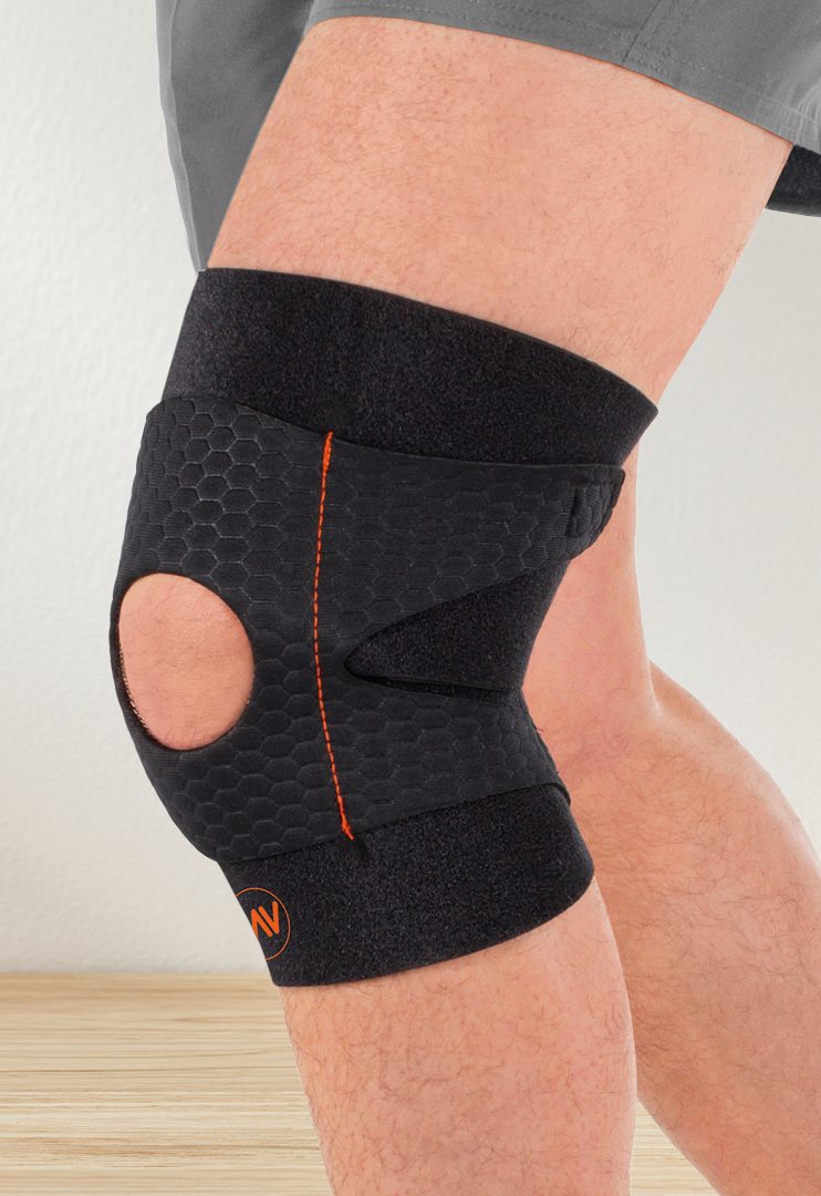 Rodillera Abierta con Refuerzo Rotuliano + Hilos Cobre | Medivaric